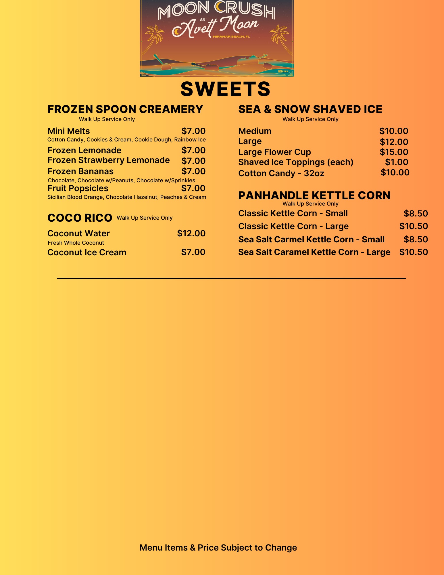 TOPEKA ~ Moon Crush An Avett Moon '24 | Nov 8-10, 2024 | Miramar Beach ...